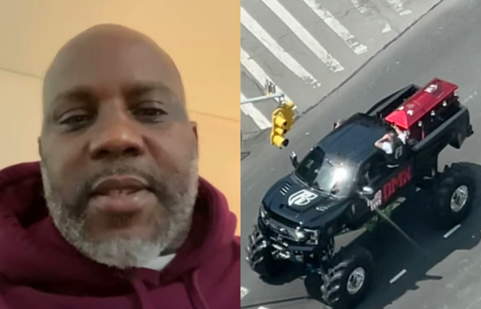 DMX' Casket was Carried by a Monster Truck During His Funeral ...