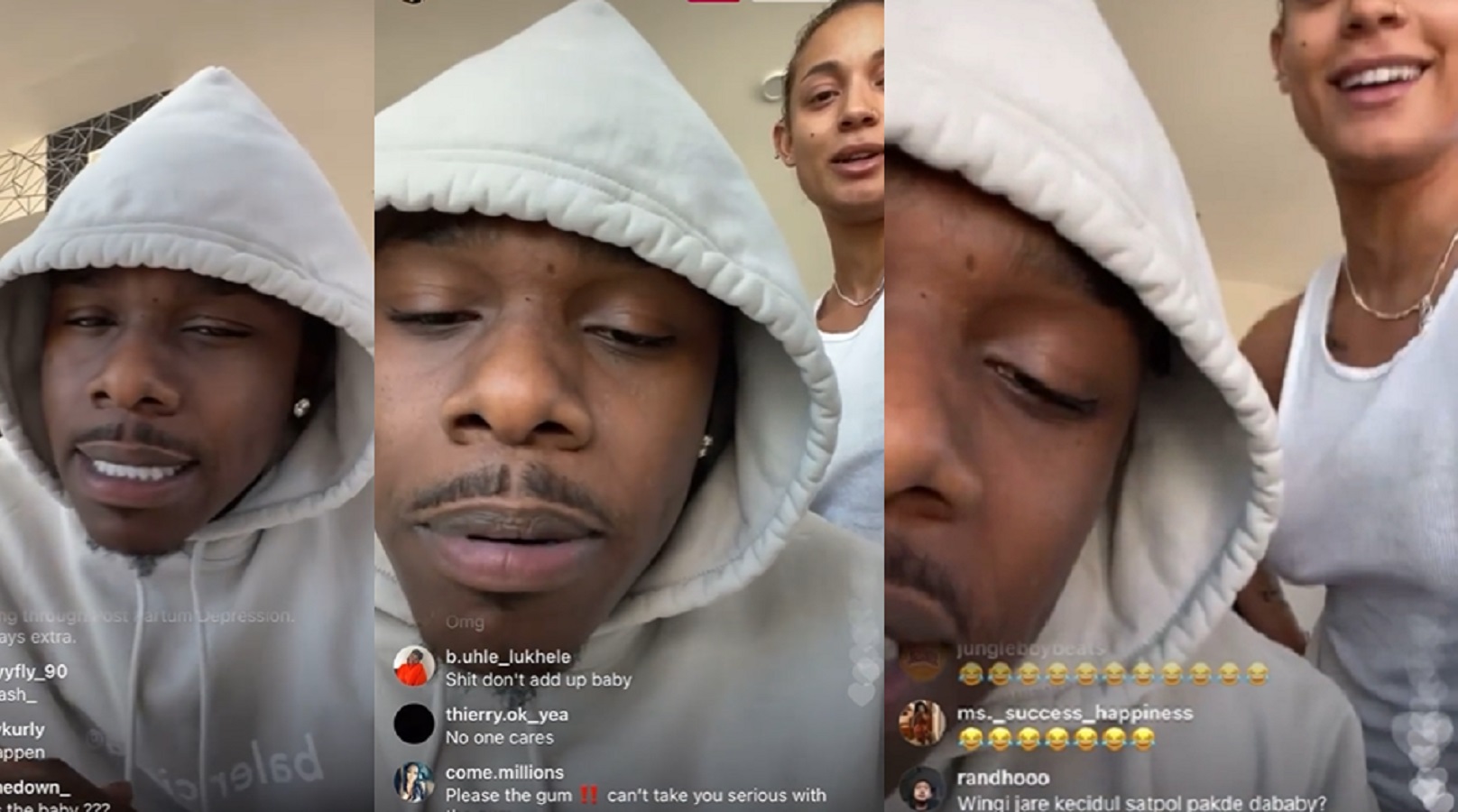 DaBaby Addresses Calling the Police On His Baby Mother On IG Live ...